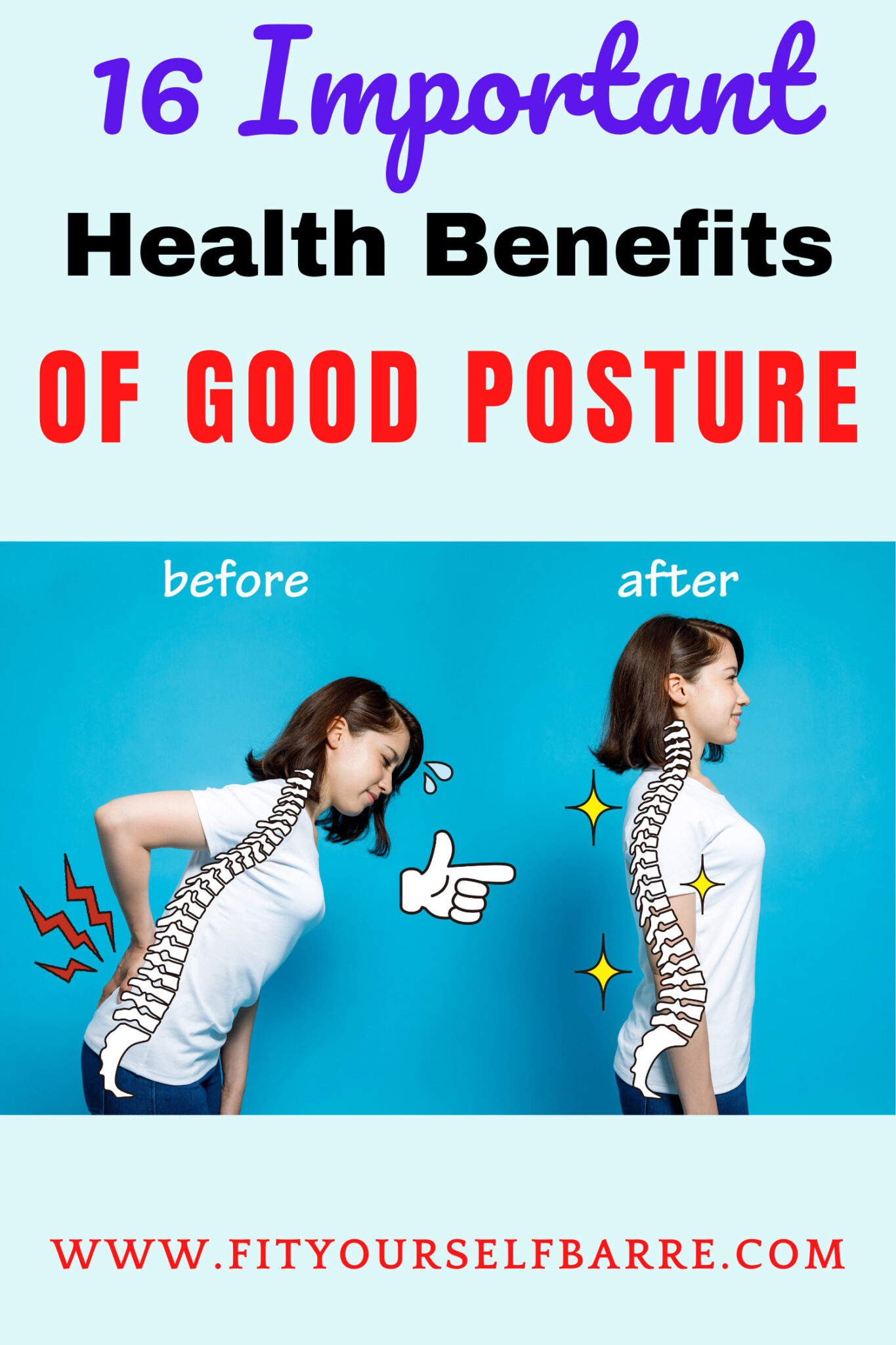 16 good posture health benefits that are very important!